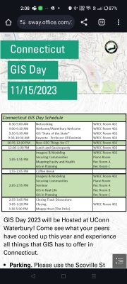 GIS Day 2023 | Connecticut GIS Network | University of Connecticut